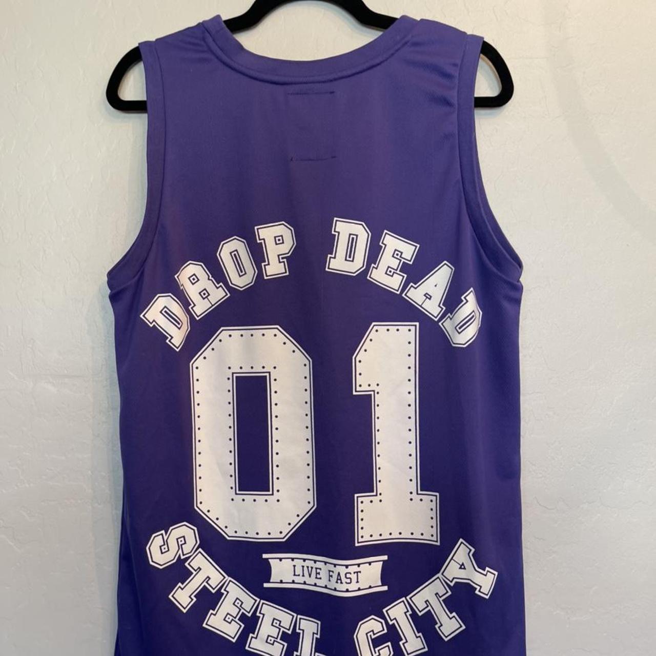 Drop Dead basketball jersey. Circa 2009-2013. Men’s... - Depop
