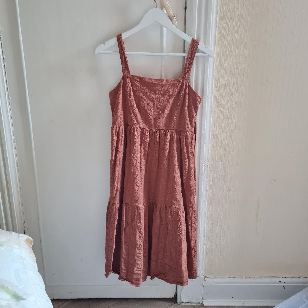 Primark Pink Summer Midi Dress - Depop