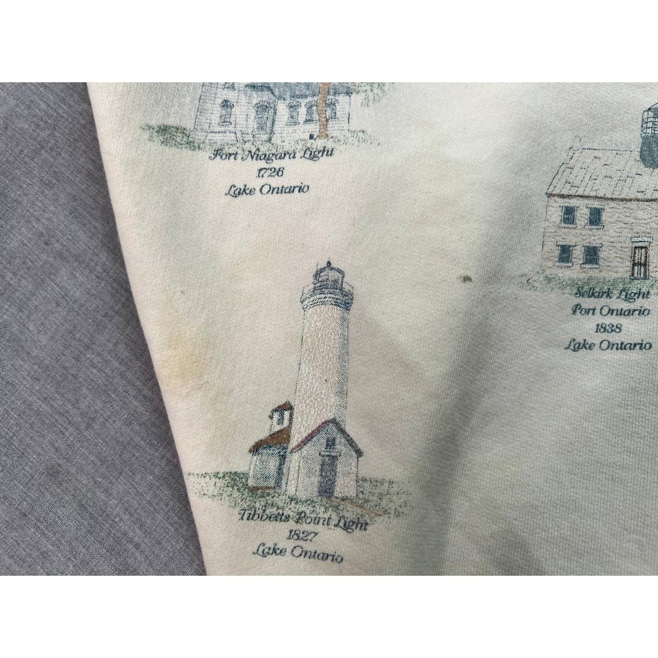 Vintage Artisans Sunchein Designs Lighthouse Sweater... - Depop