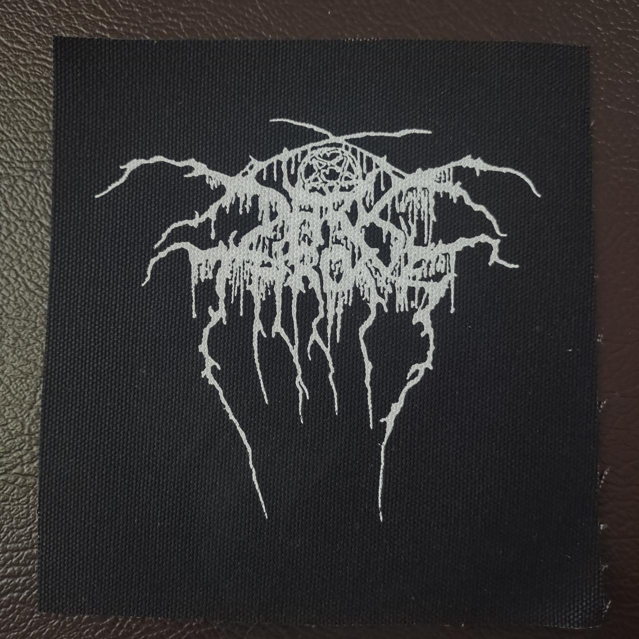 Darkthrone logo patch!! Printed on durable canvas.... - Depop