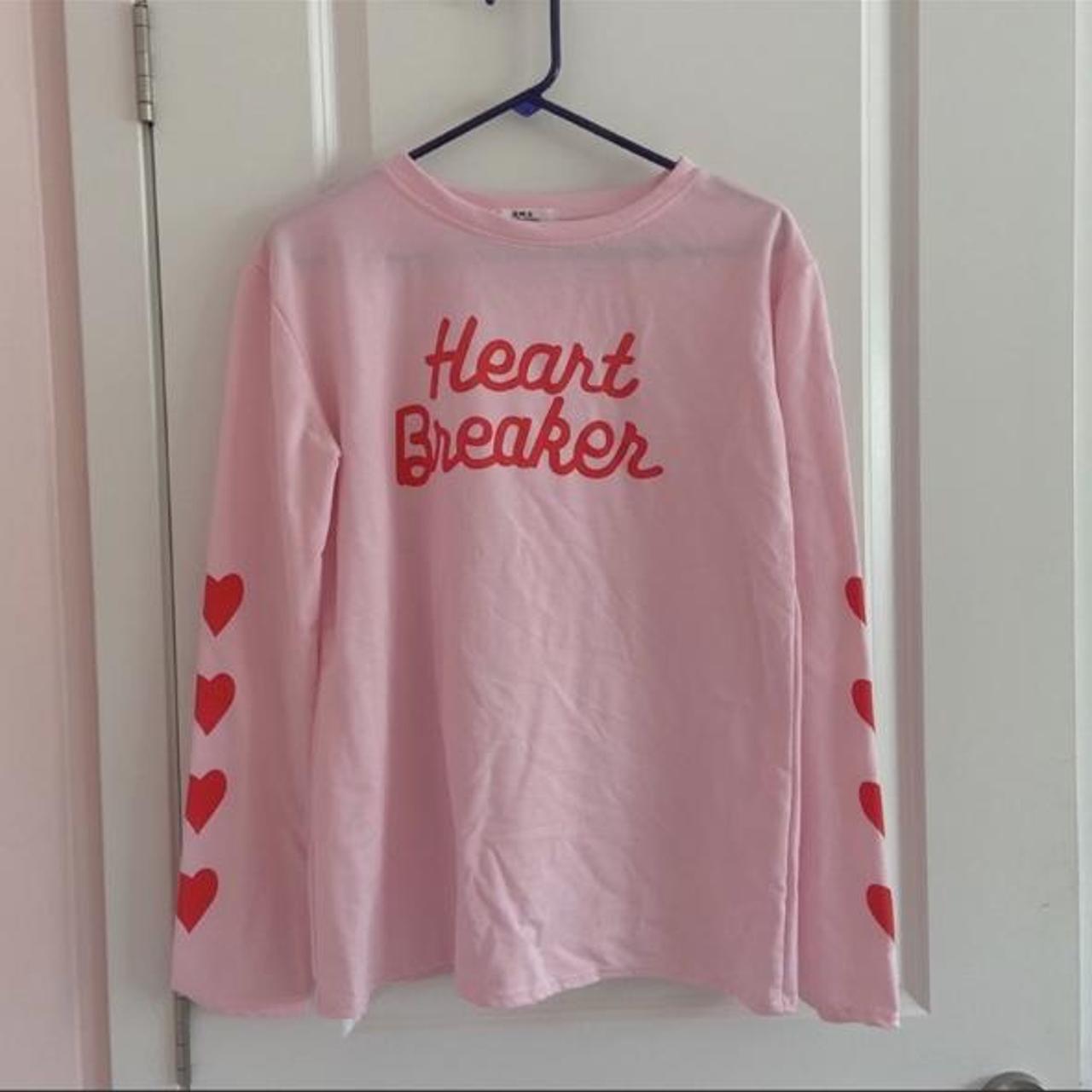 korean kpop heartbreaker heart bubblegum pink... - Depop