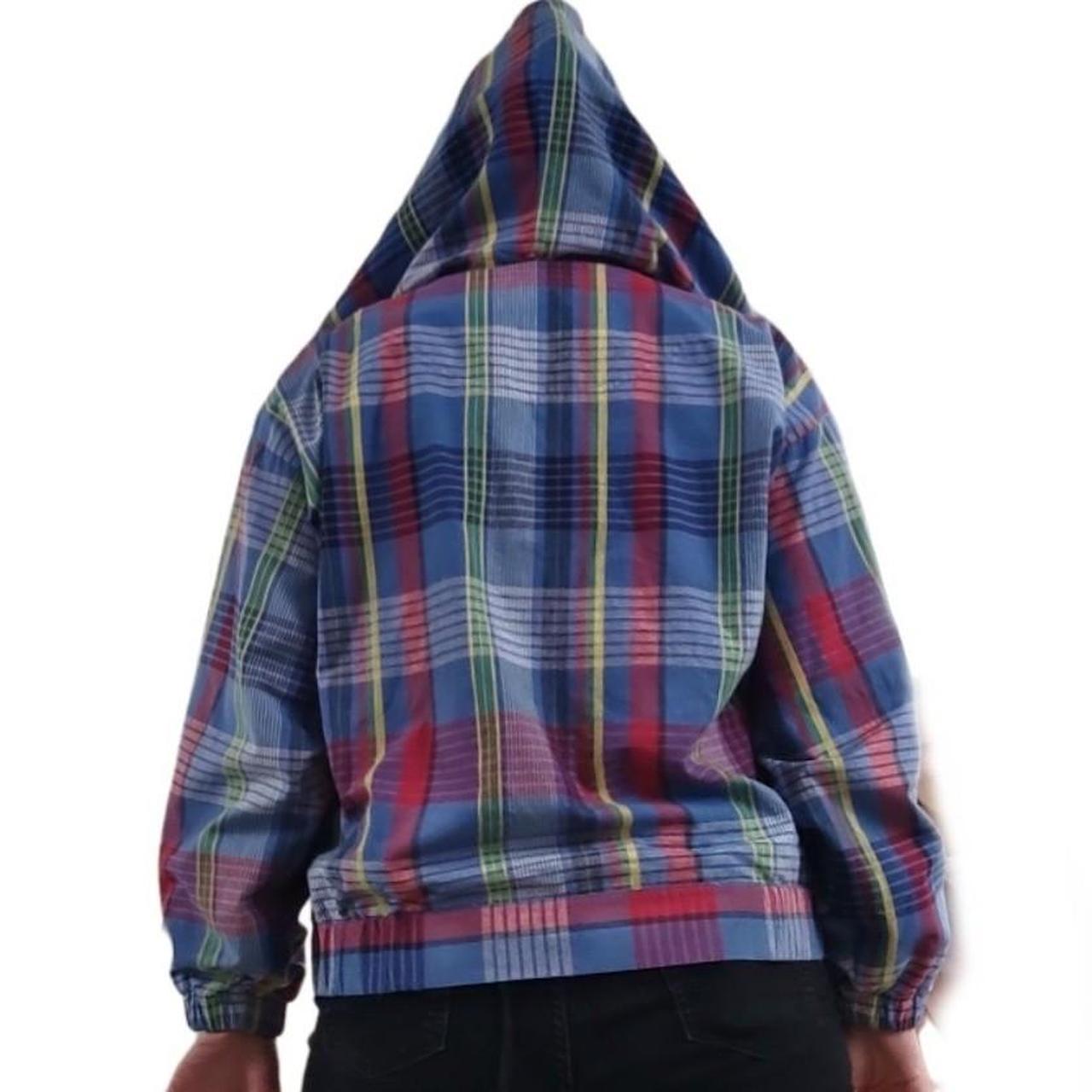 Vintage Plaid Zip up Jacket Size... - Depop