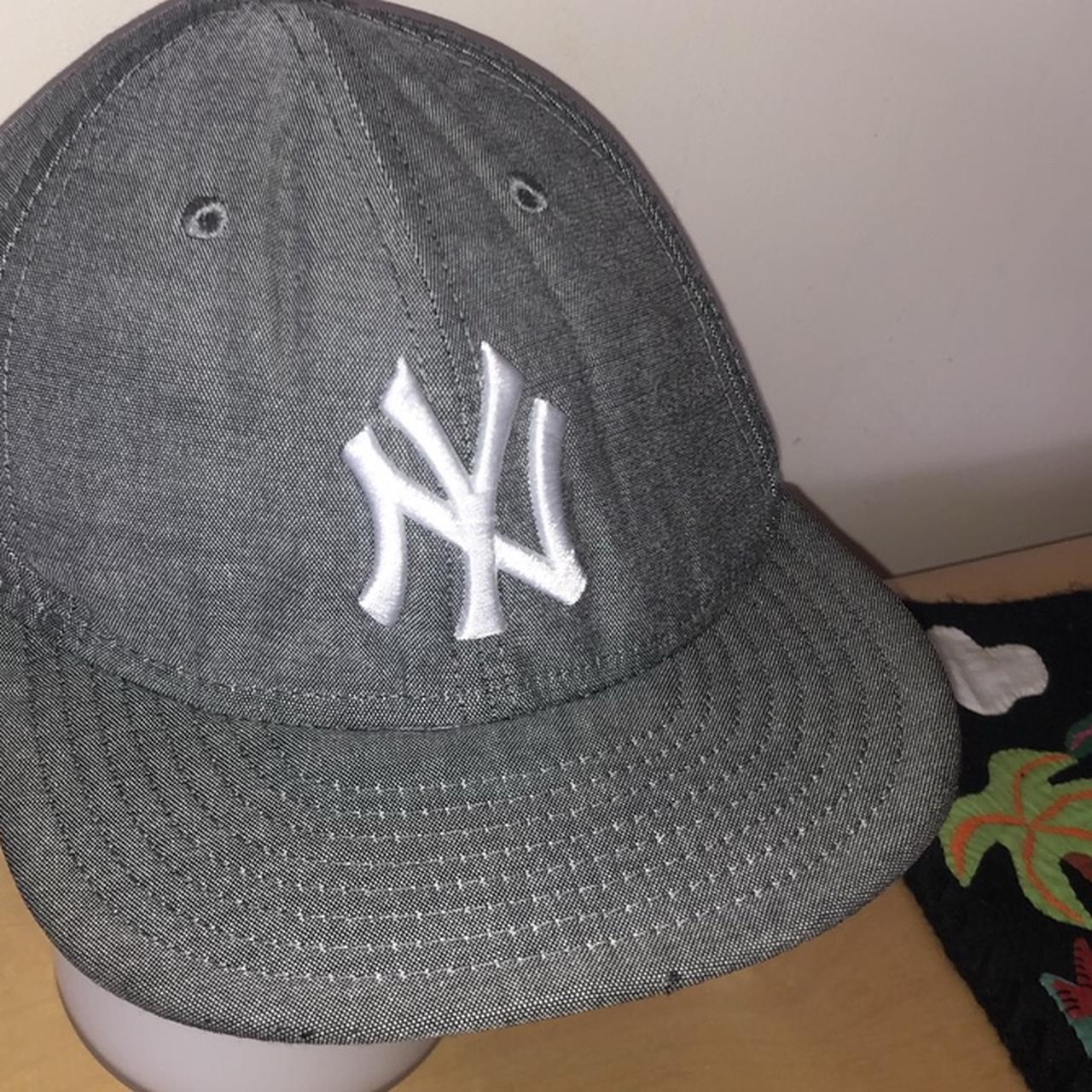GREY NEW YORK YANKEES BASEBALL CAP SIZE 7 1/4. In... - Depop