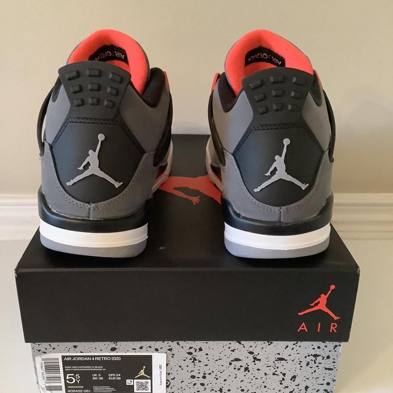 DS Air Jordan 4 Infrared Youth Size... - Depop