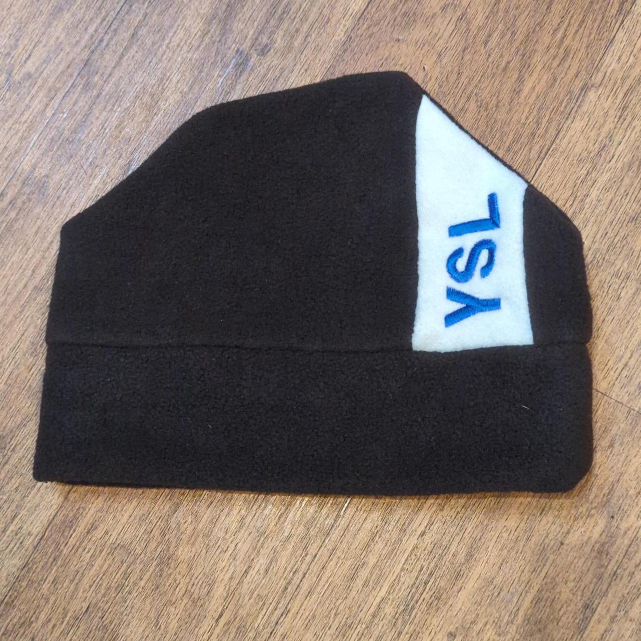 YSL fleece beanie hat Adults one size fits... - Depop