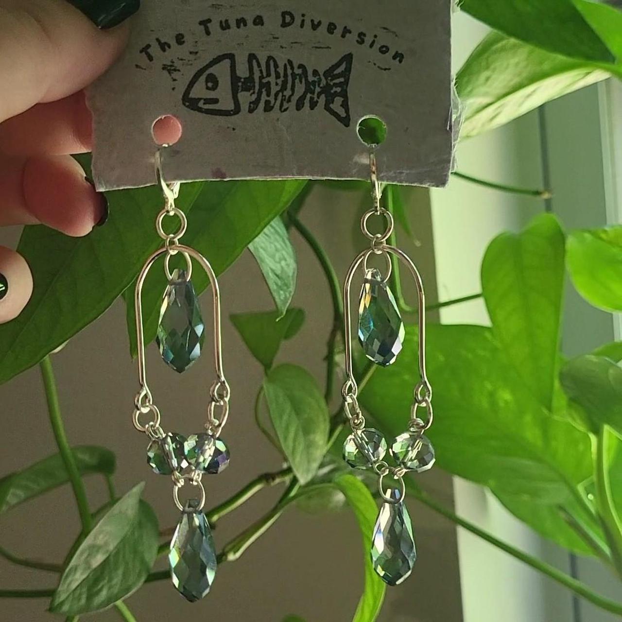 Danglers in Silver & Blue #666 All items are... | Depop