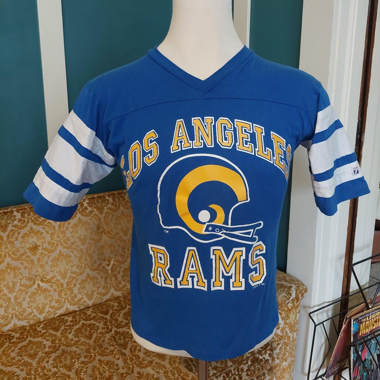 Awesome Vintage 1990s LA Rams Throwback Tee! This... - Depop