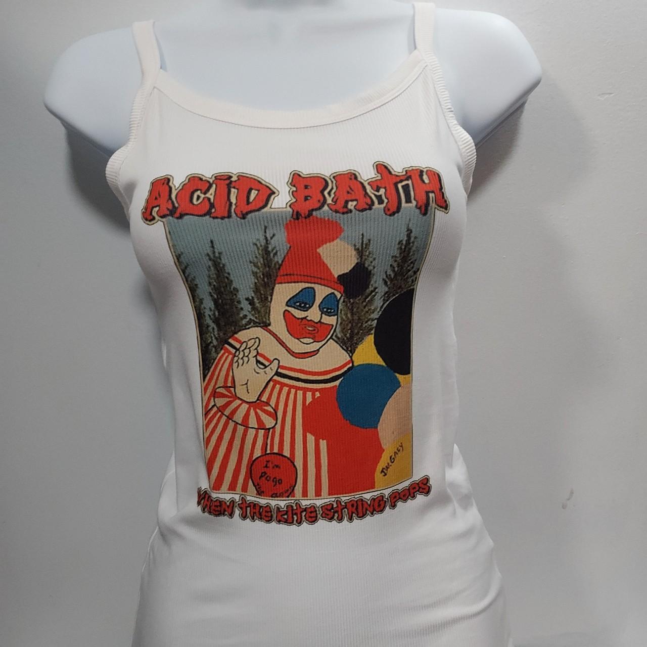Acid bath tank top acid bath crop top acid bath... - Depop