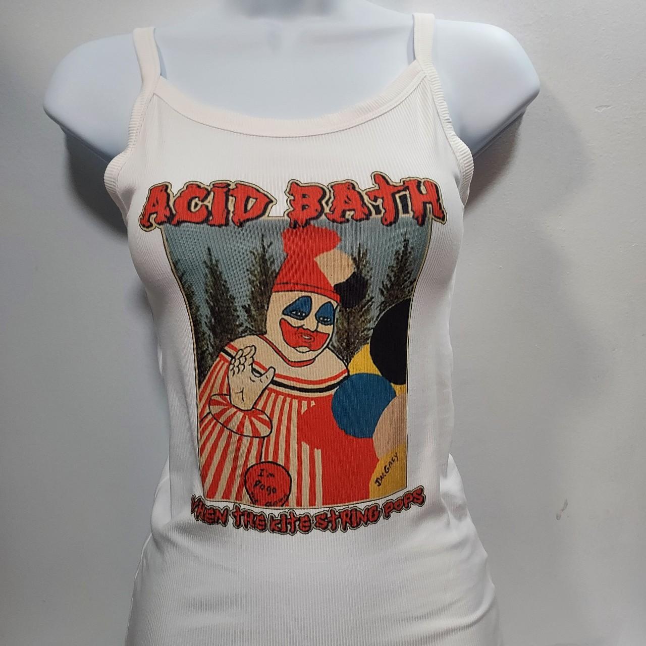 Acid bath tank top acid bath crop top acid bath... | Depop