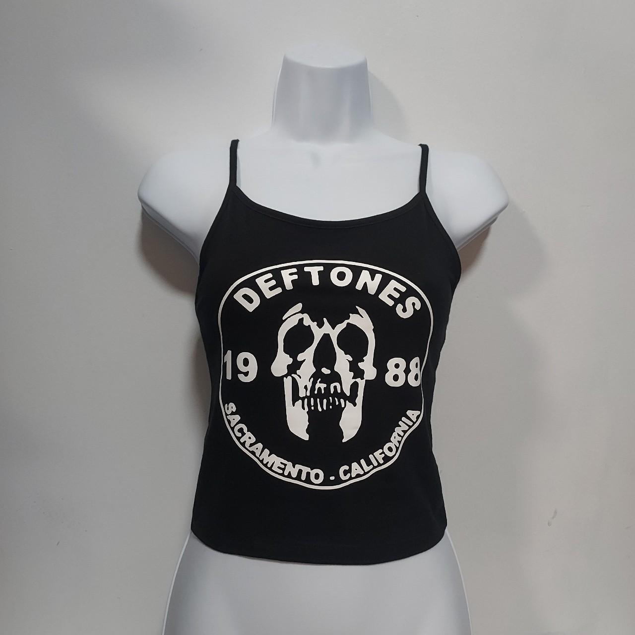Deftones crop top sacramento 1988 ohms around the... - Depop