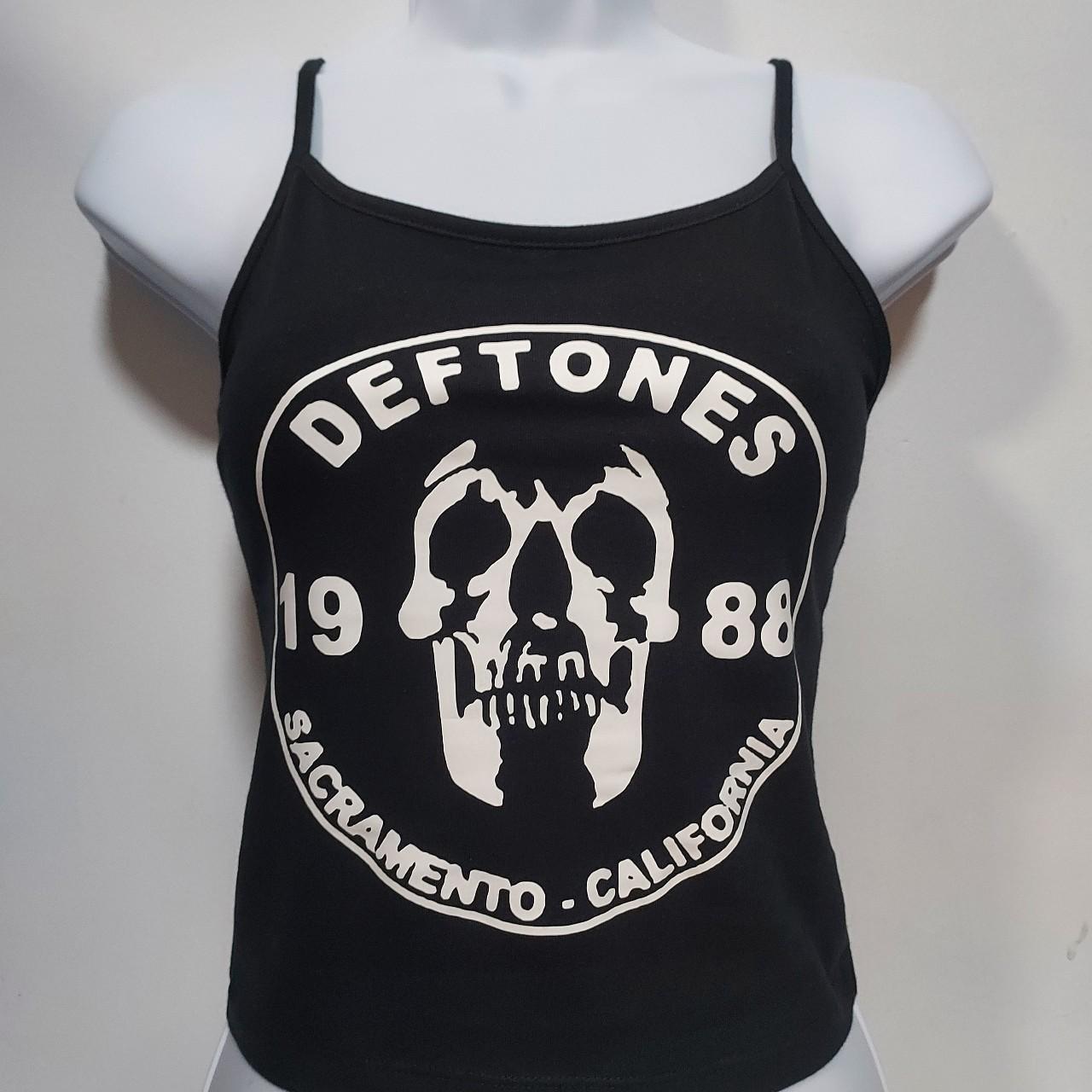 Deftones crop top sacramento 1988 ohms around the... - Depop