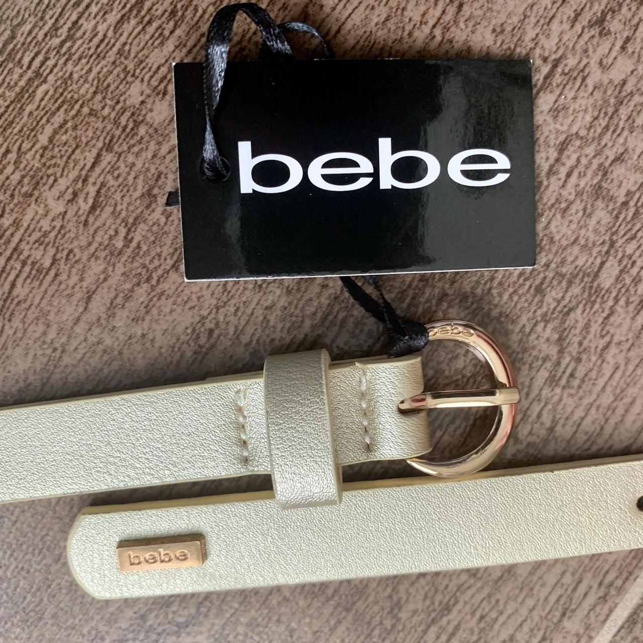 Bebe Women's Gold Belt | Depop