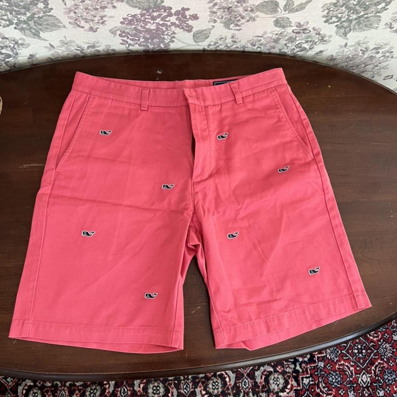 Mens Vineyard Vines Breaker Shorts - salmon color -... - Depop