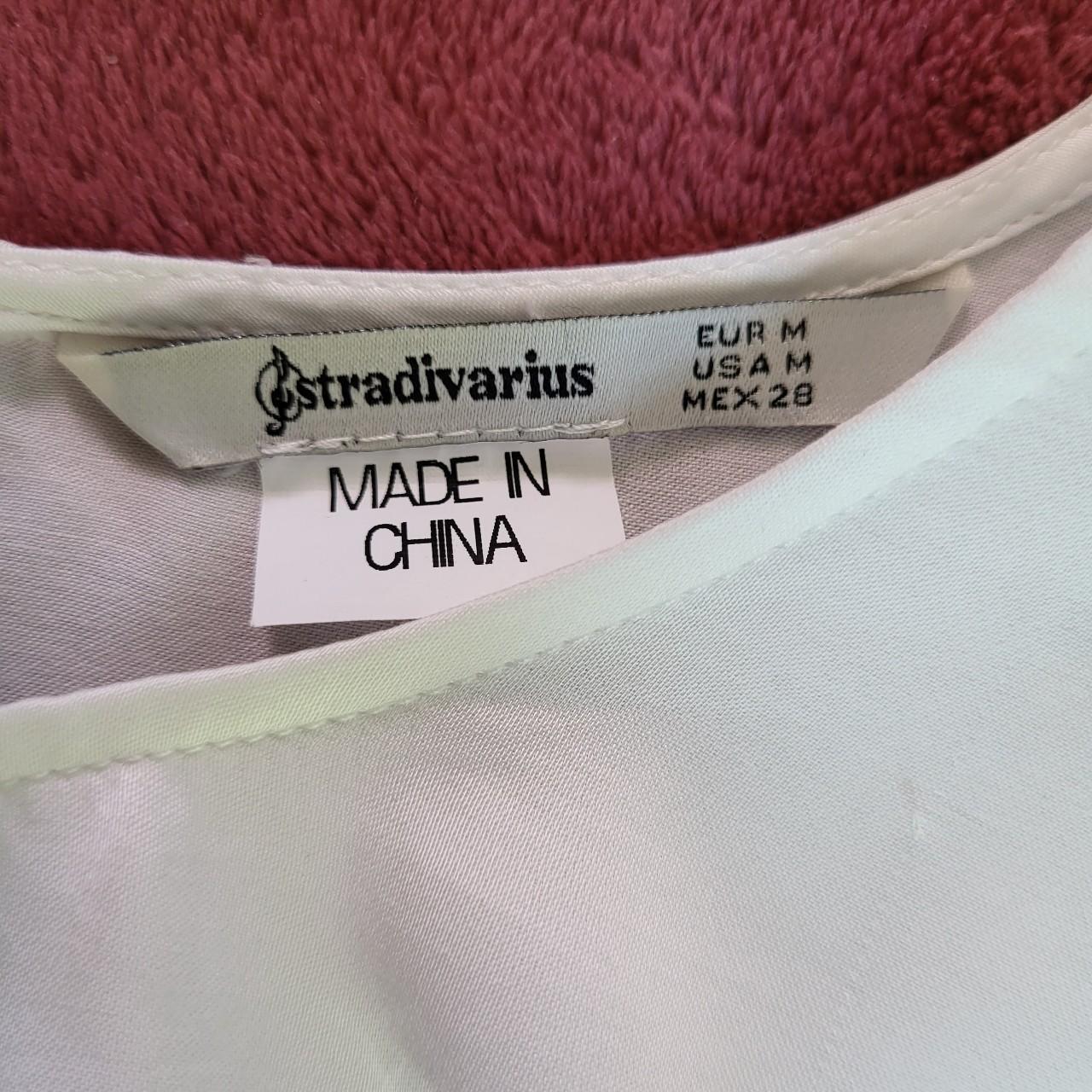 Stradivarius Simple White Top - Great... - Depop