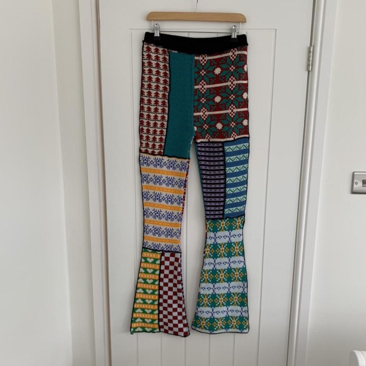 Free people the ragged priest mix knit flares Size S... - Depop