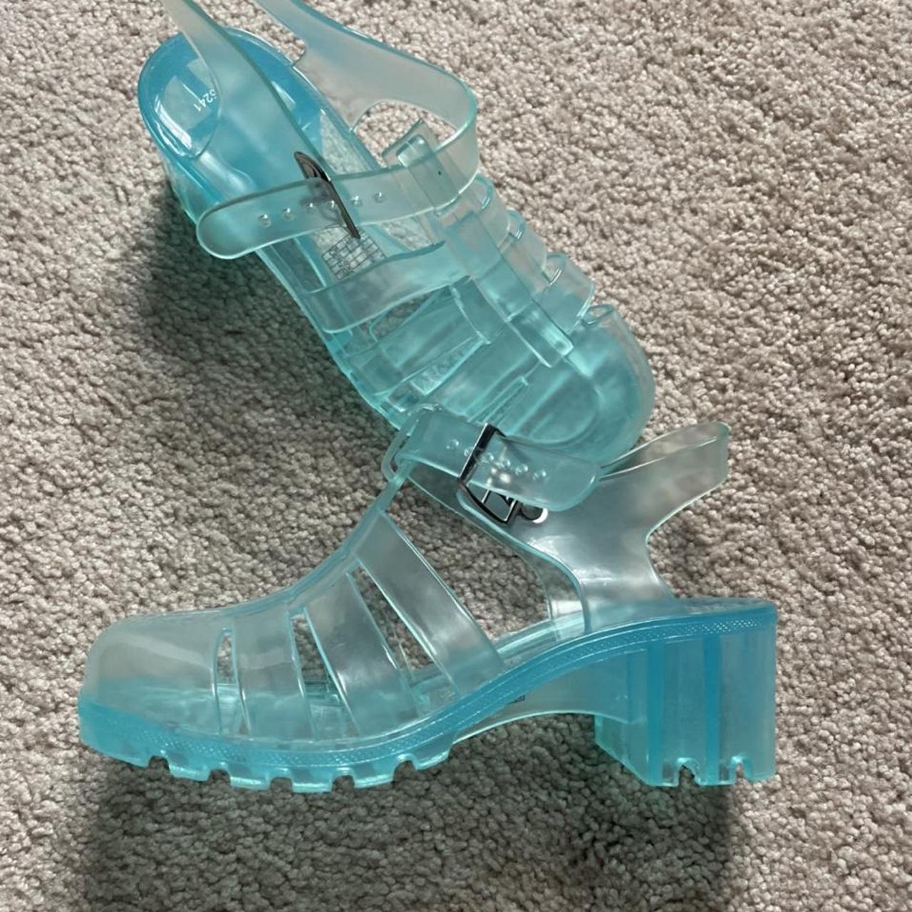 Womens Jelly platform shoes - Depop