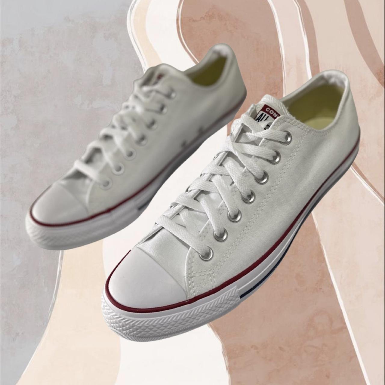 Converse Women's White Footwear | Depop