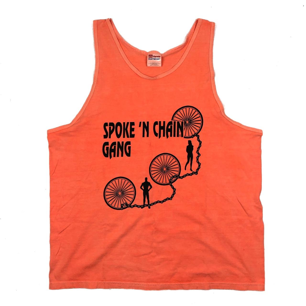 90s Spokes ‘N Chain Gang Tank Too. Great condition.... - Depop