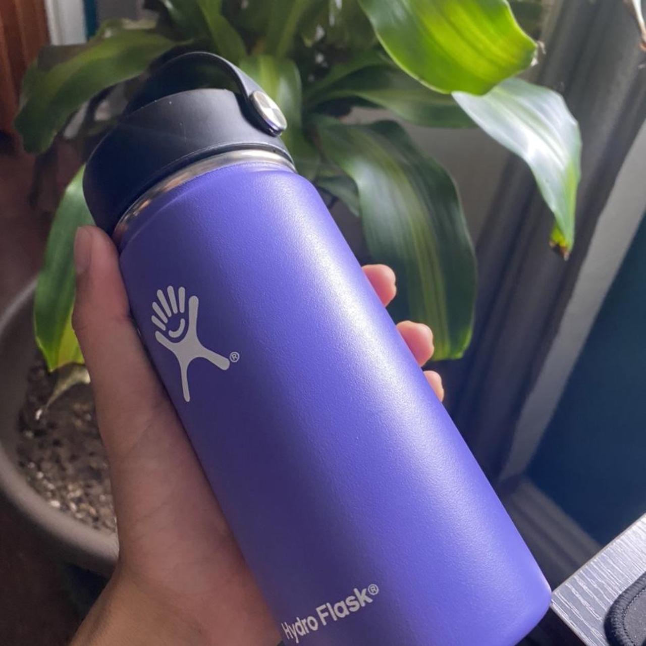 Purple 16 oz Hydro Flask Wide Mouth - Depop