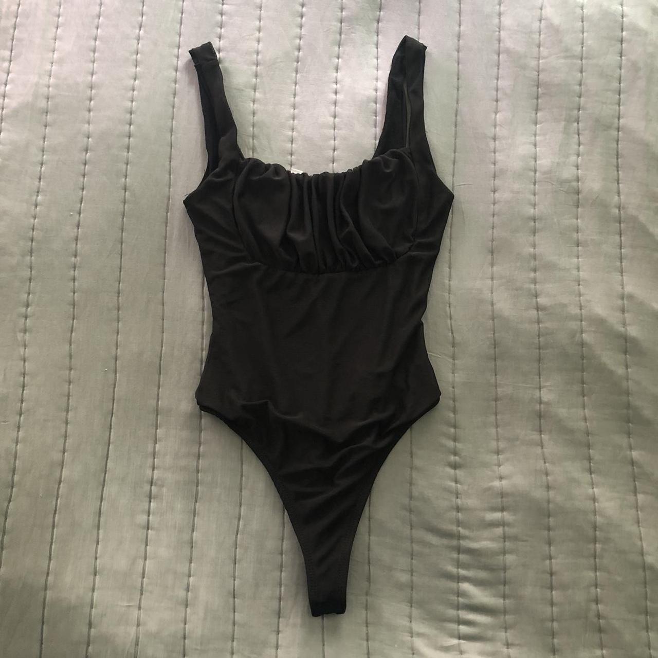 Leith thong body suit. Material feels like mesh but... - Depop