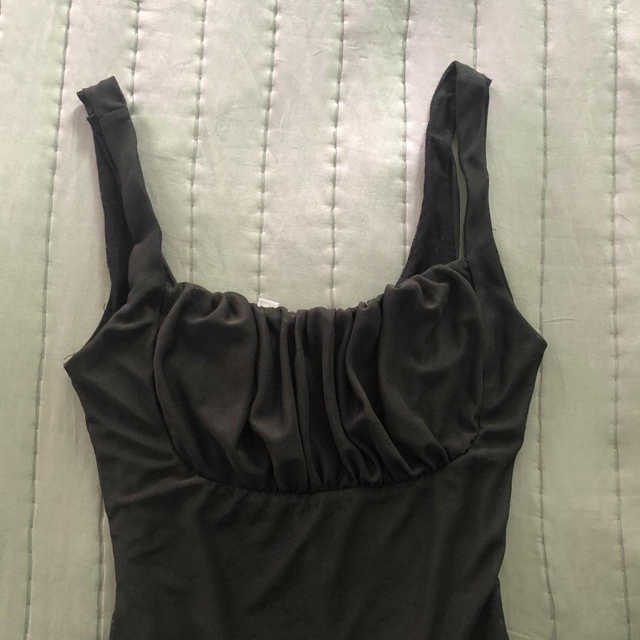 Leith thong body suit. Material feels like mesh but... - Depop