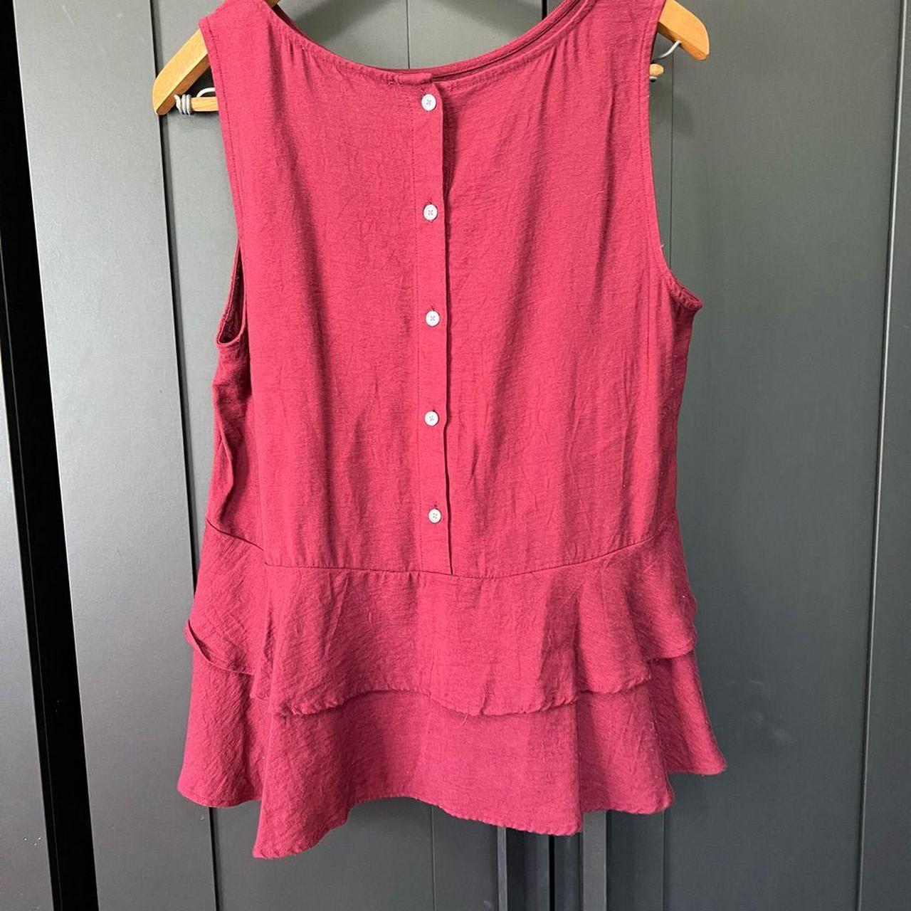 Light weight classic soils tank with pleated... - Depop