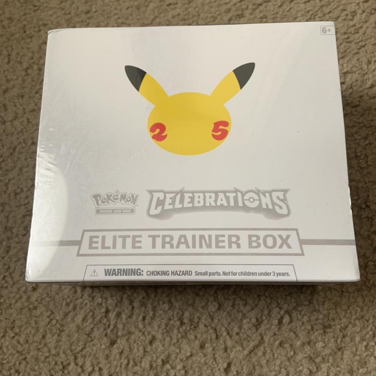 Celebration ETB box. Pikachu. Rare boxes Pokémon.... - Depop