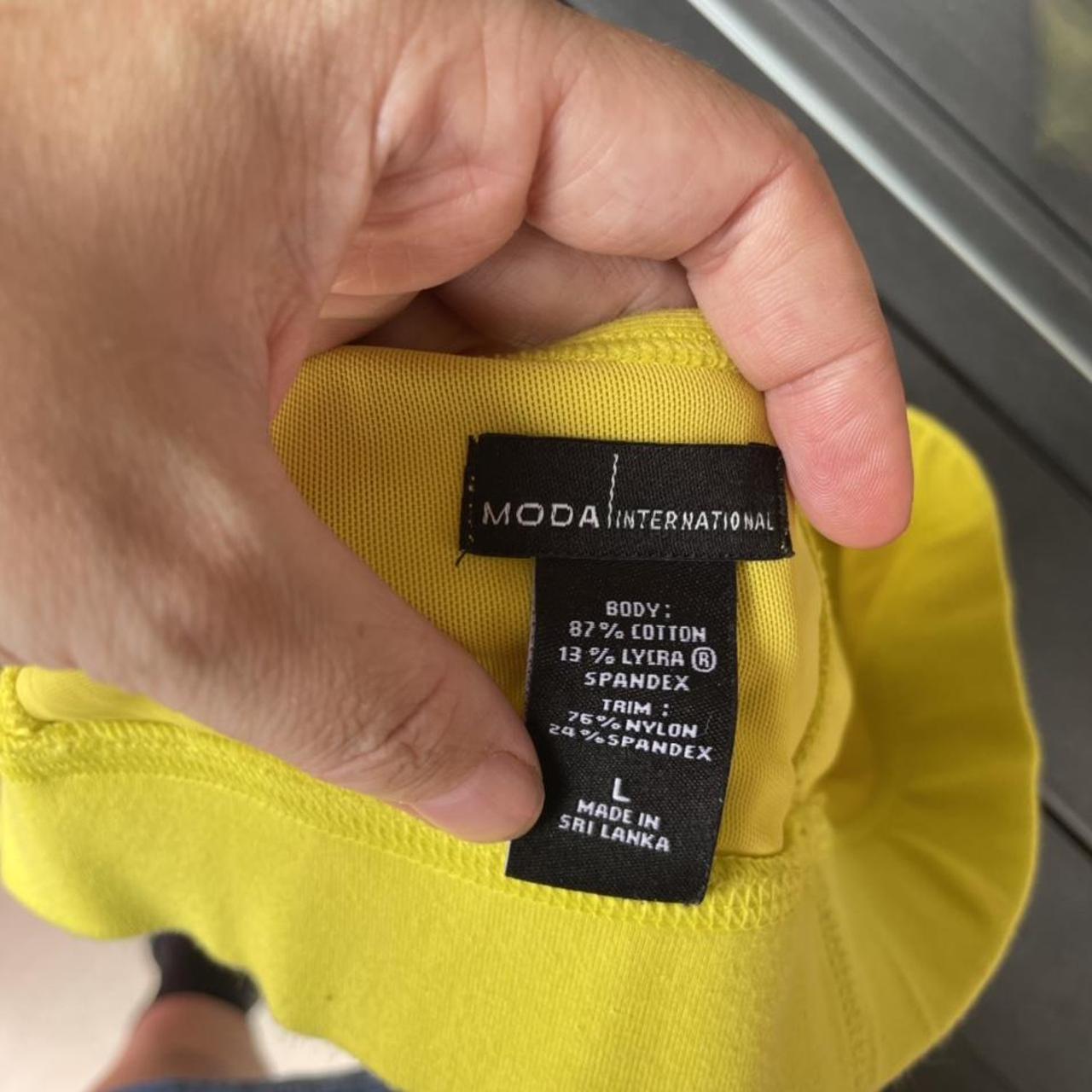 MODA International Sports Bra size L. So cute,... - Depop