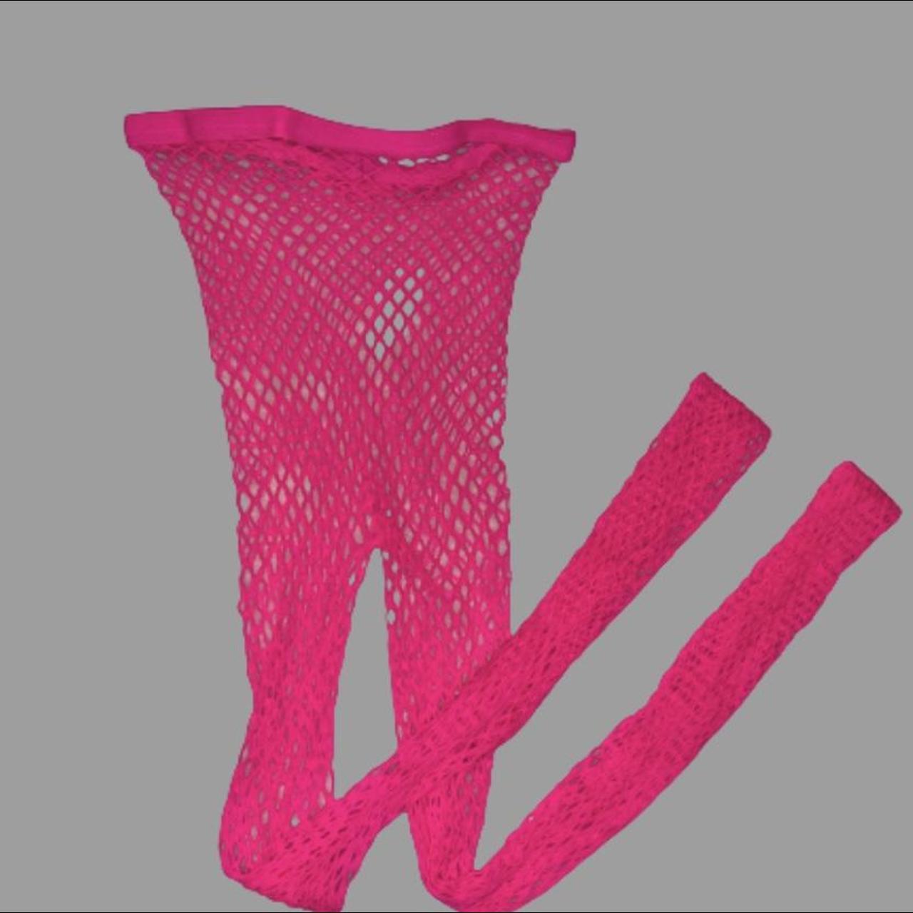 ⭐️BGLITTZ Hot pink fishnets⭐️ - one size fits all -... - Depop