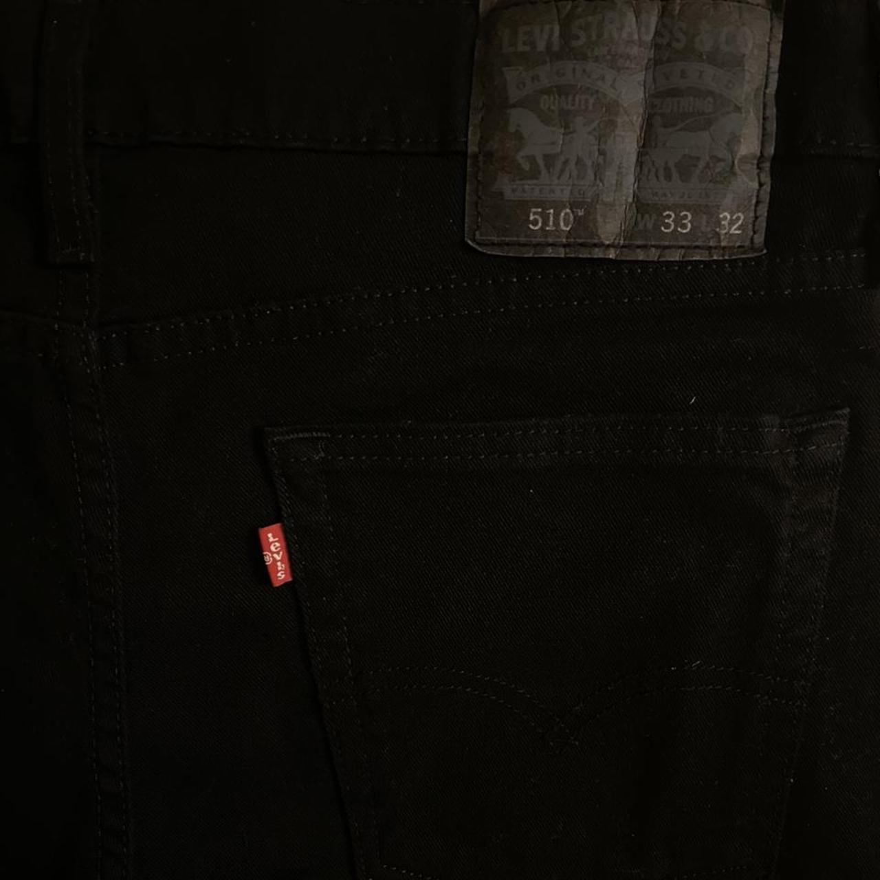 Levi’s 510 Black Skinny Fit Jeans Never Worn Size 33... - Depop