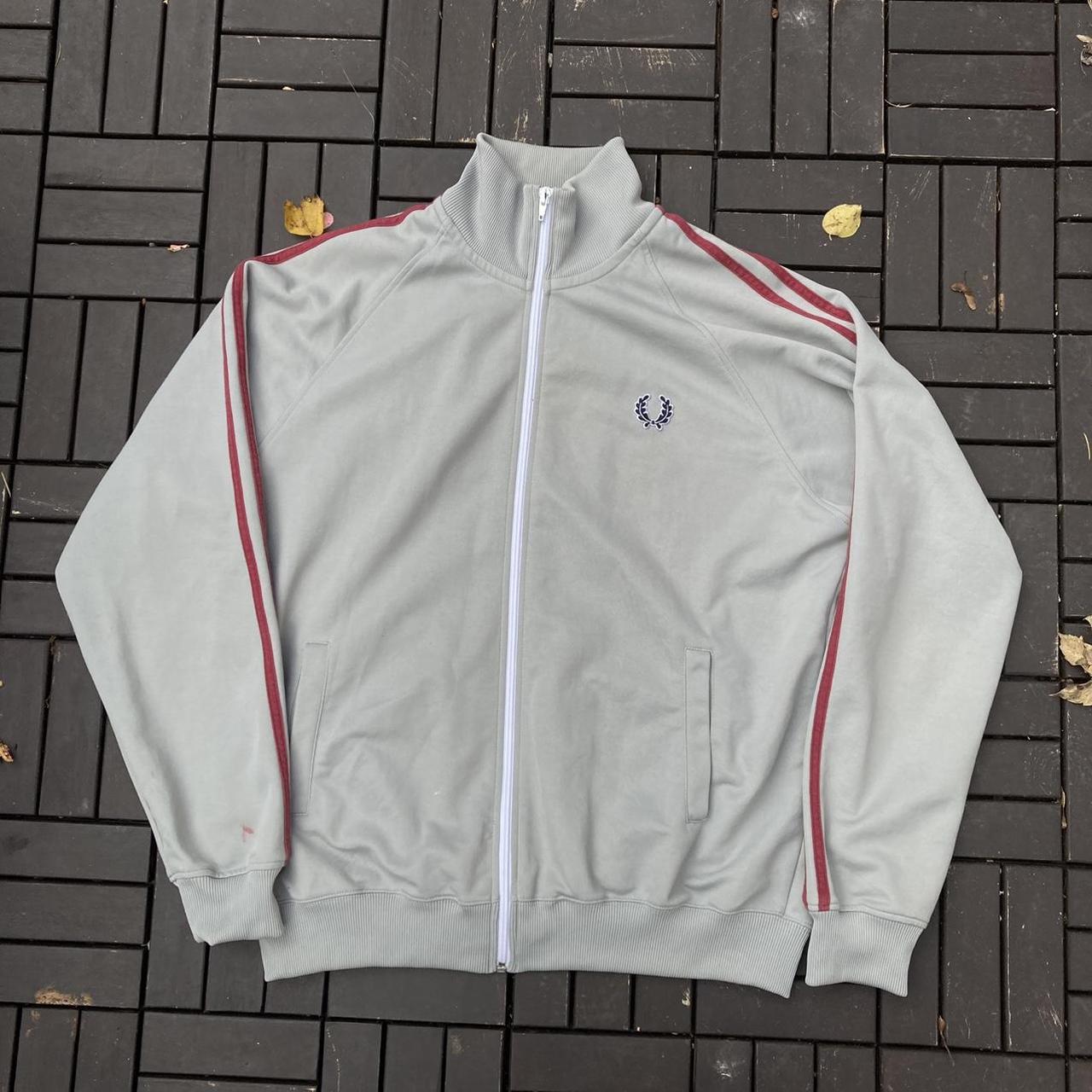 Vintage Fred Perry Tracksuit Top Size M/L Good... - Depop