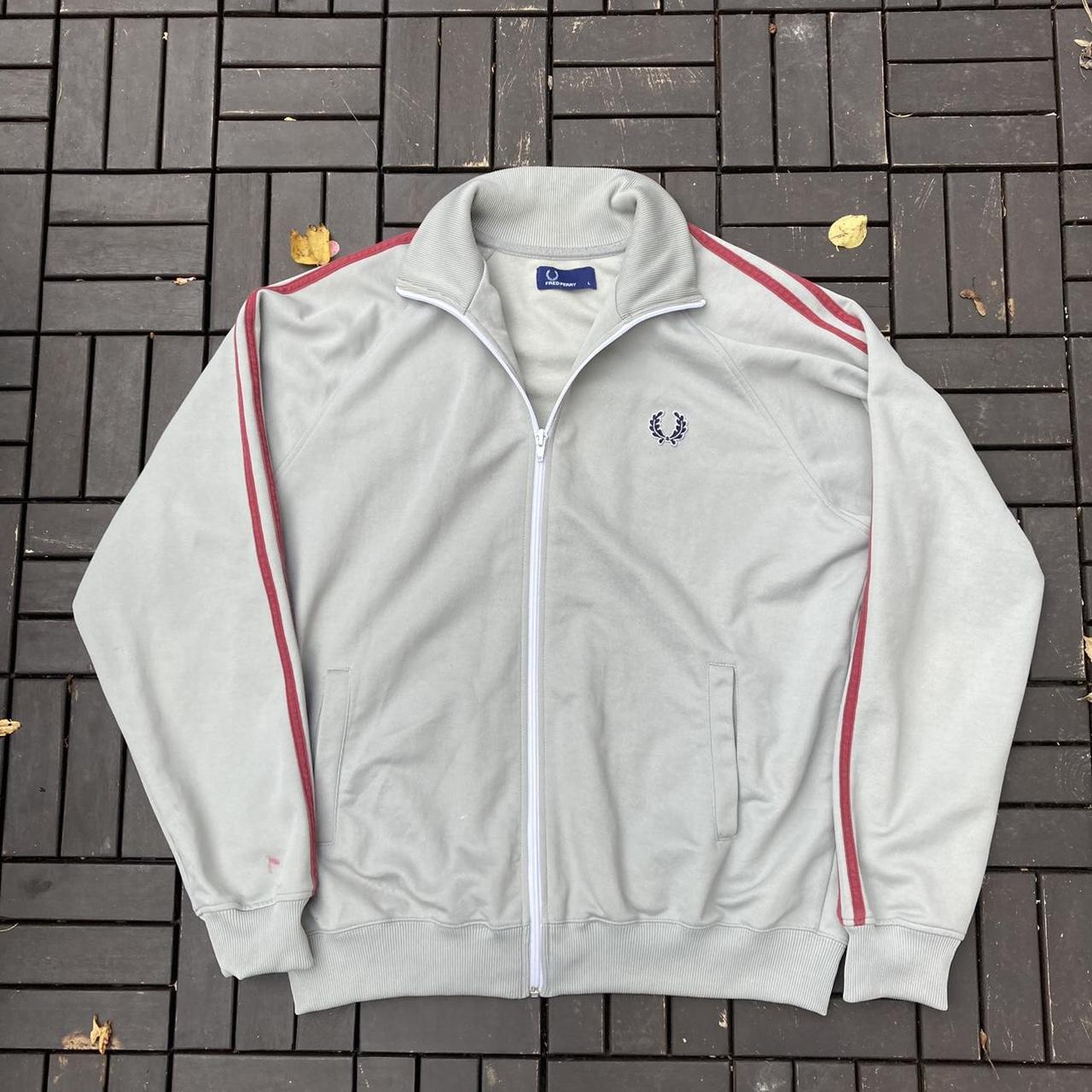 Vintage Fred Perry Tracksuit Top Size M/L Good... - Depop