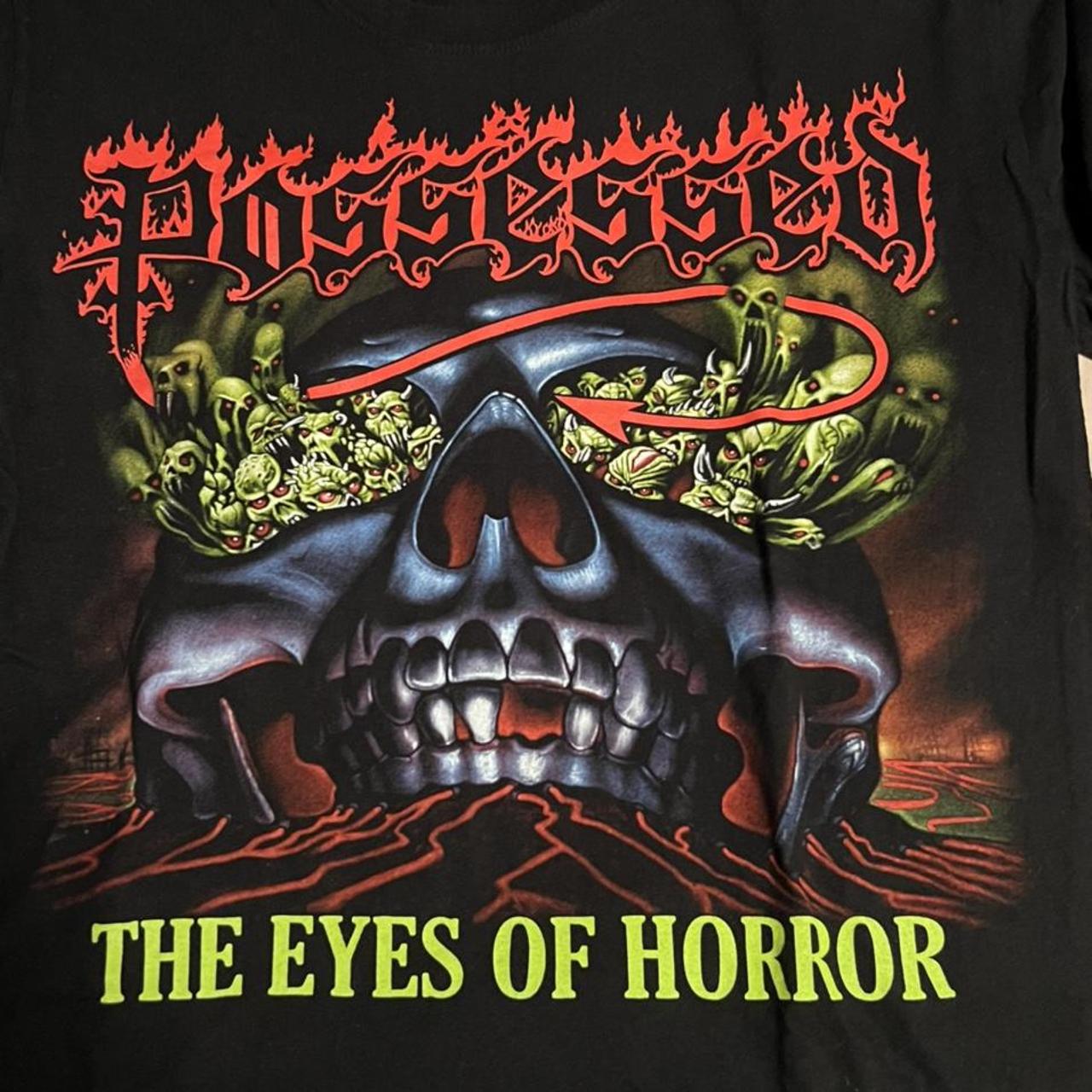 Possessed eyes of horror shirt #deathmetal... - Depop