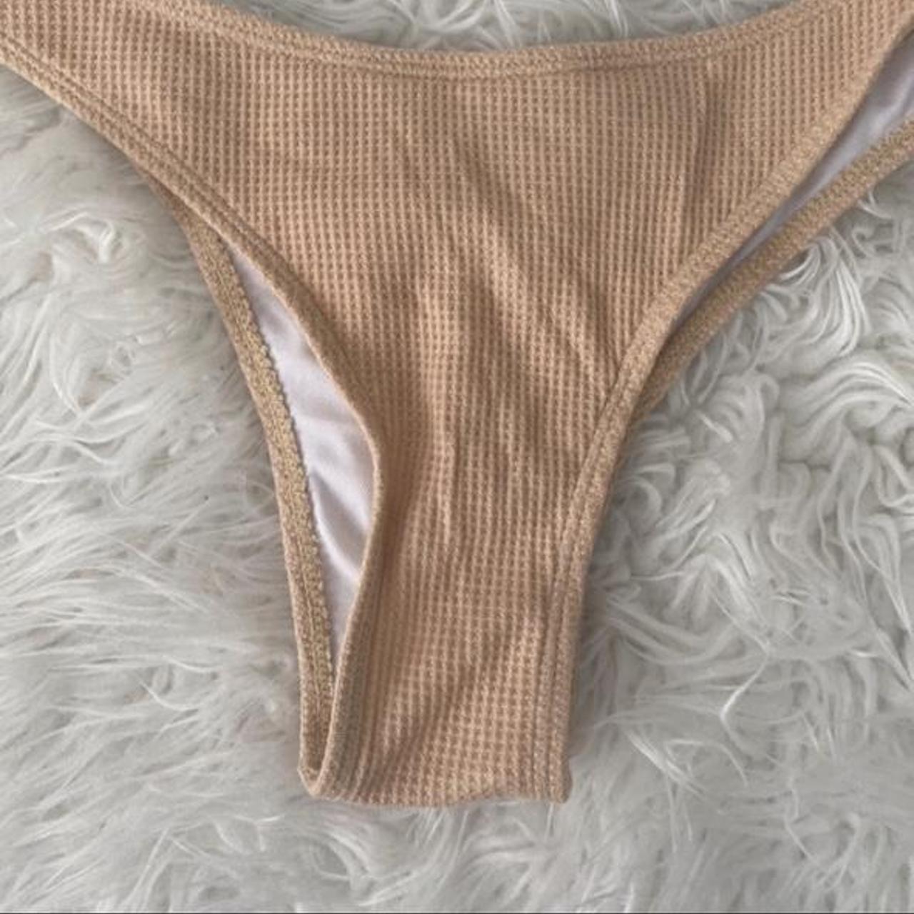 Women's Tan Bikini-and-tankini-bottoms | Depop