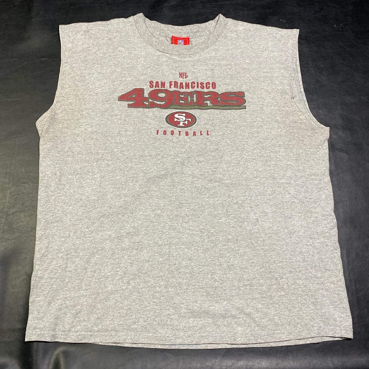 NFL San Francisco 49ers Muscle Shirt Size XL (Extra... - Depop