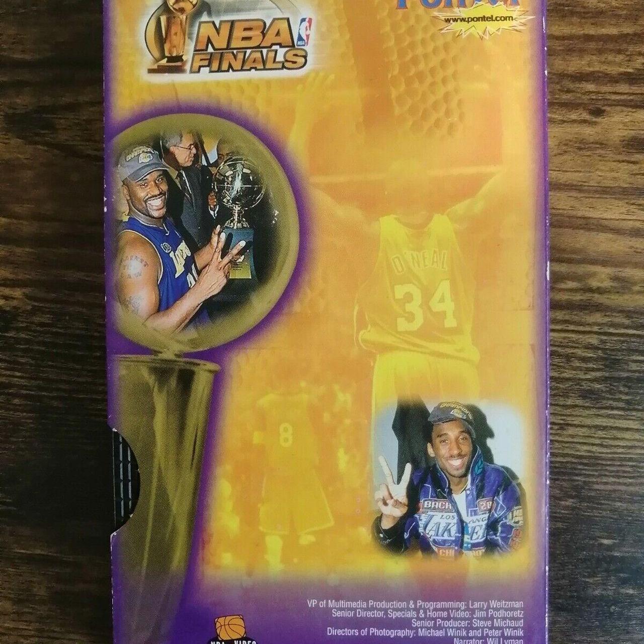 Lakers NBA Finals VHS 1999 Rare Basketball Video -... - Depop