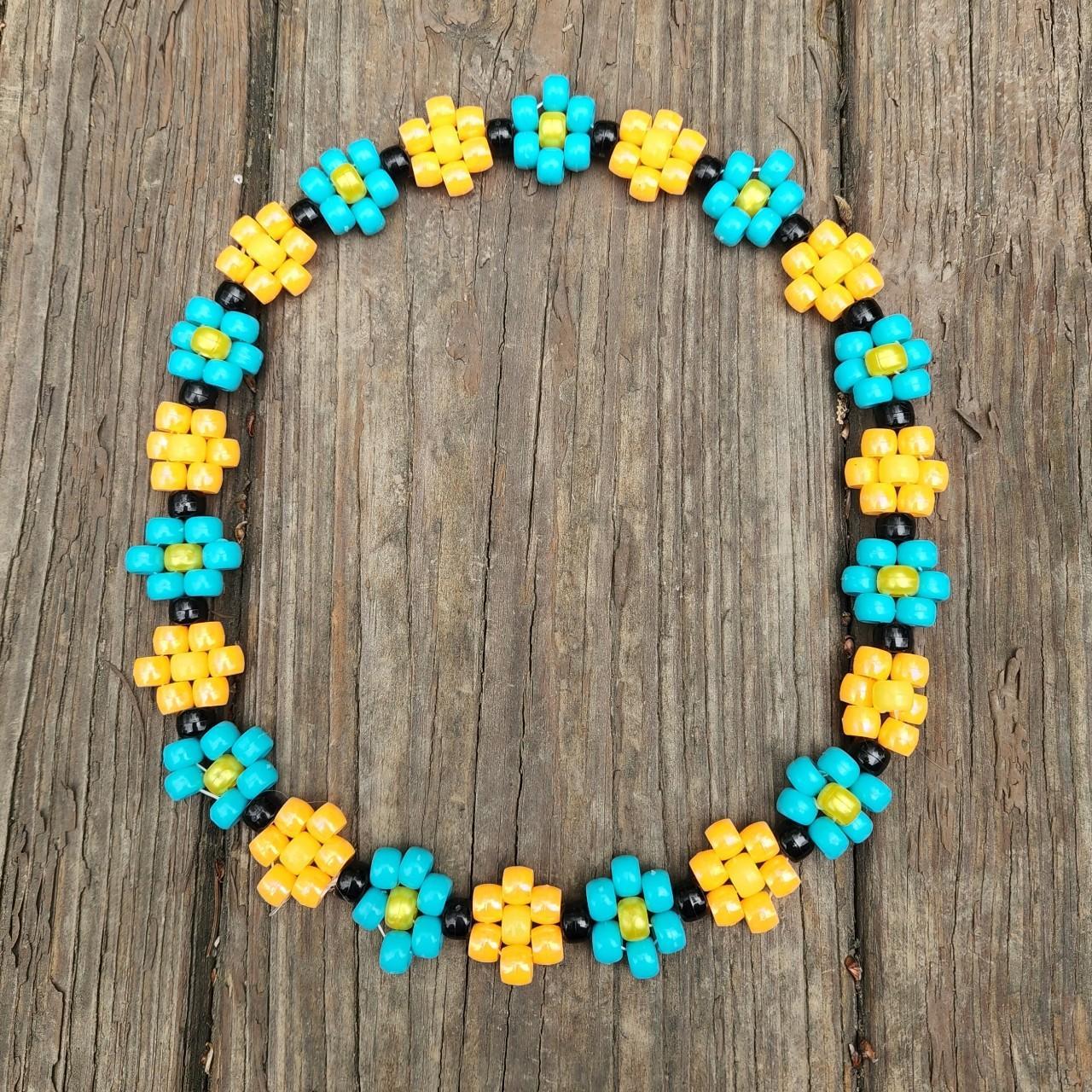 Kandi Flower Crown Handmade by me 🌼 I make each... - Depop