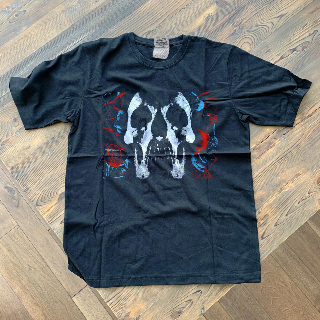 Deftones Self Titled Album Skull and Roses T... - Depop