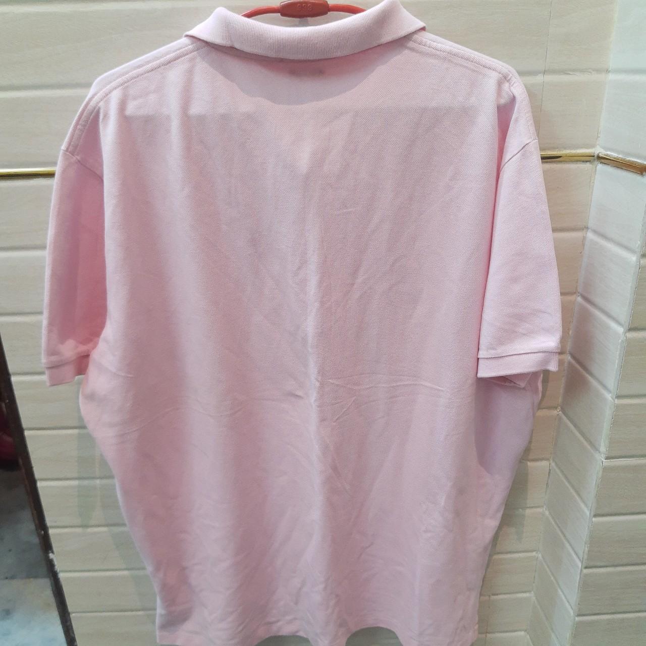 Ralph Lauren Baby Pink Polo T-Shirt, XL fits true to... - Depop