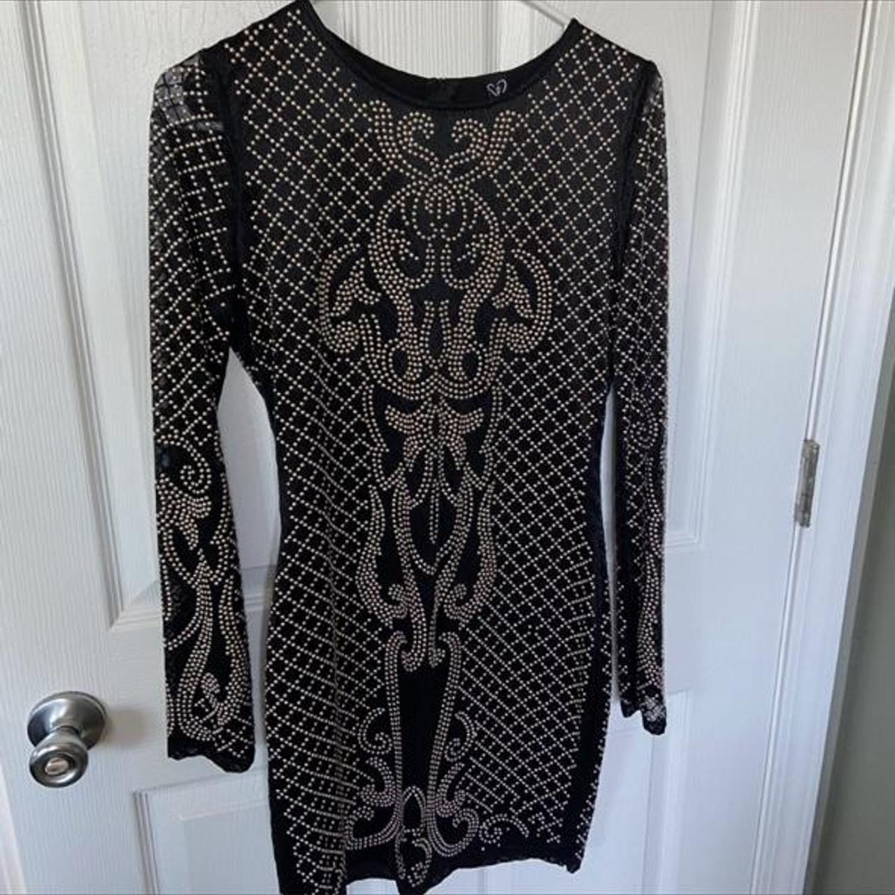 Womens long sleeve formal dress Size medium - Depop Womens long sleeve formal dress Size medium - Depop