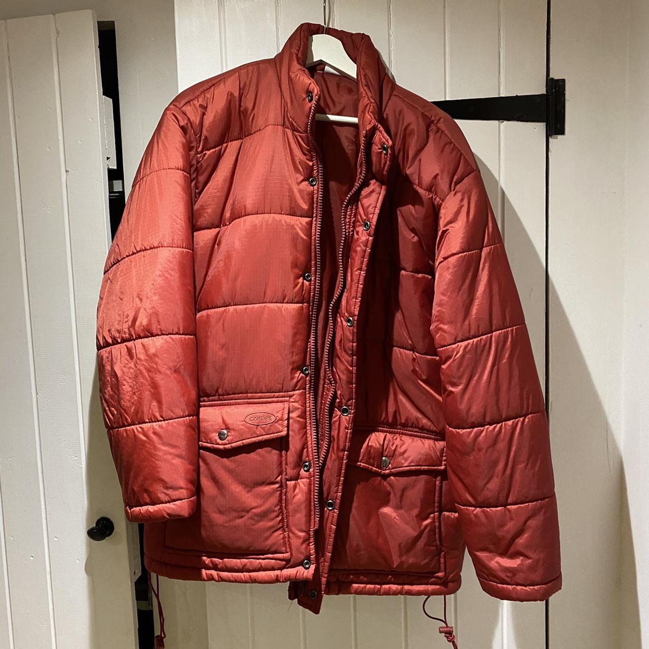 Red Cobles oversized puffer coat/ jacket. Really... - Depop