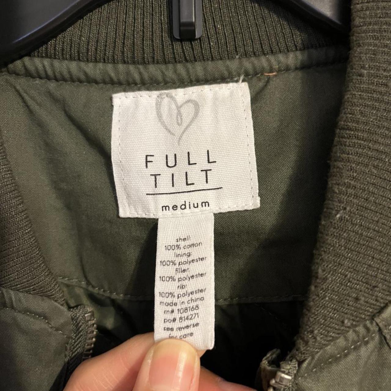 Full Tilt Green Bomber Jacket — Only worn a handful... - Depop