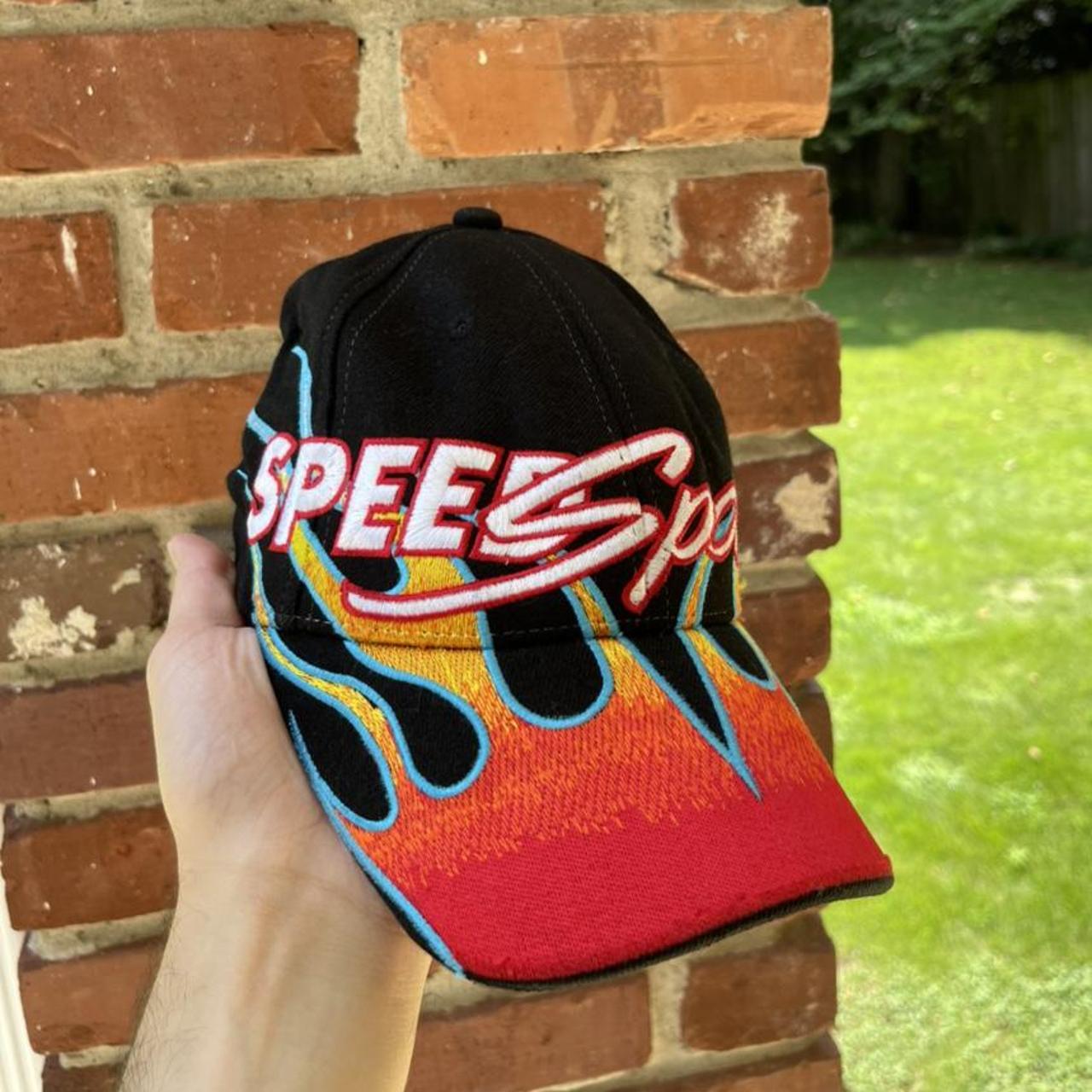 Super dope non-adjustable NASCAR-like graphic cap.... - Depop