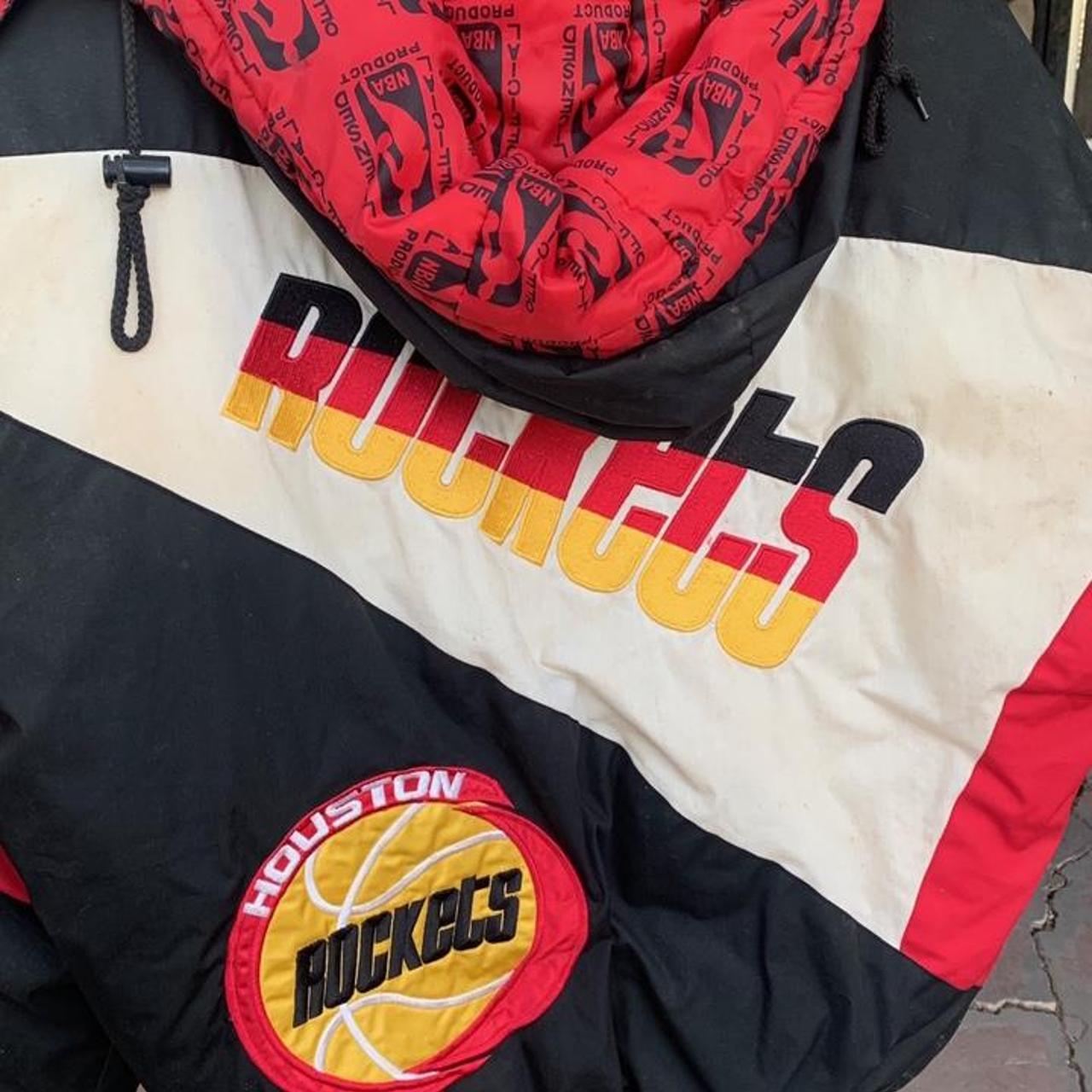 Proplayer Vintage Houston Rockets Puffer Jacket -... - Depop