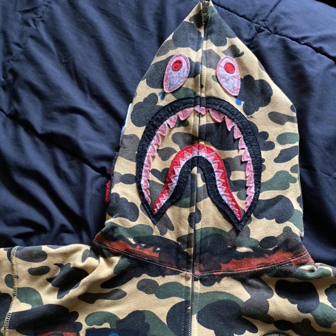 Custom bape jacket I did when I was like 15 haven’t... - Depop