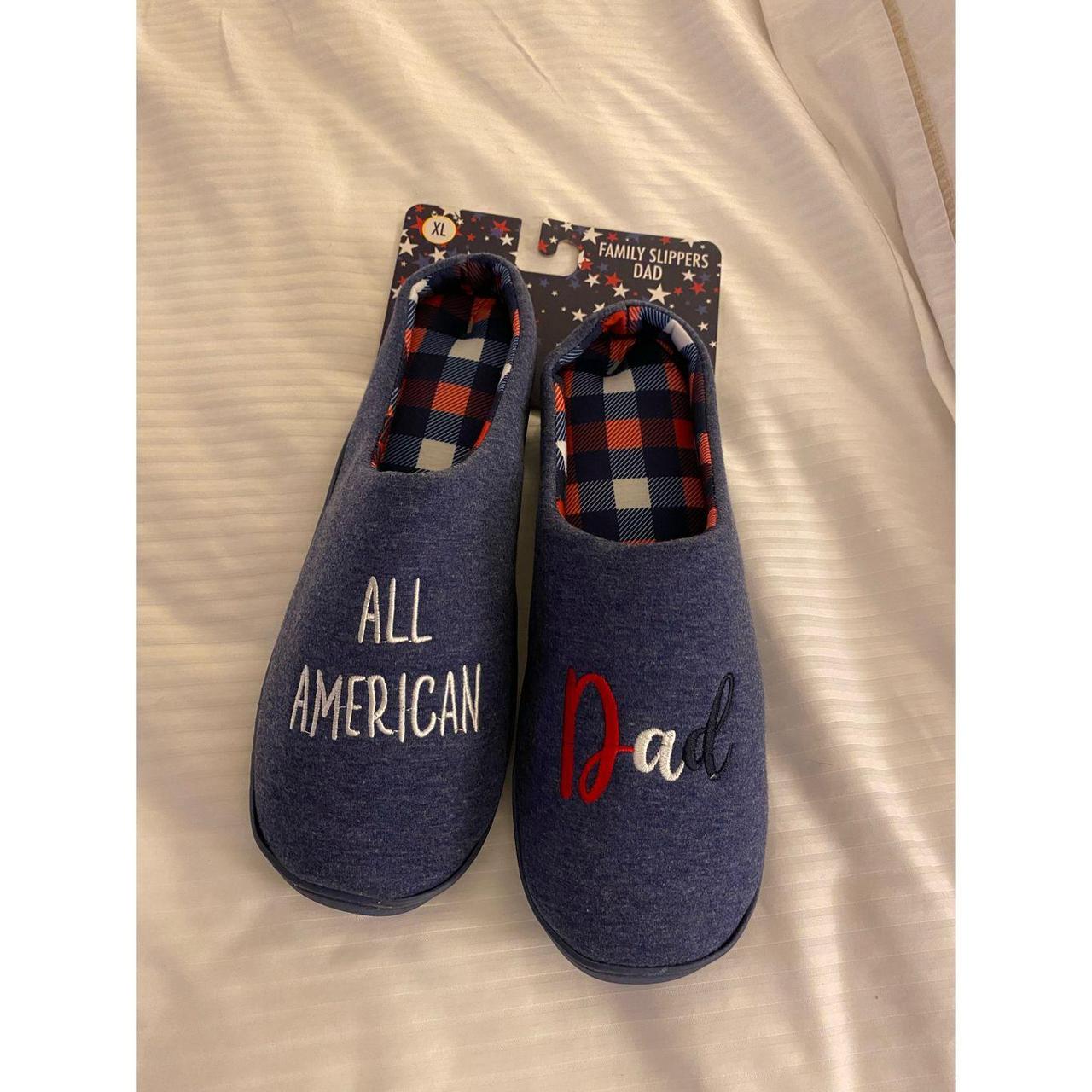 All American dad slippers size xl 10-13 - Depop