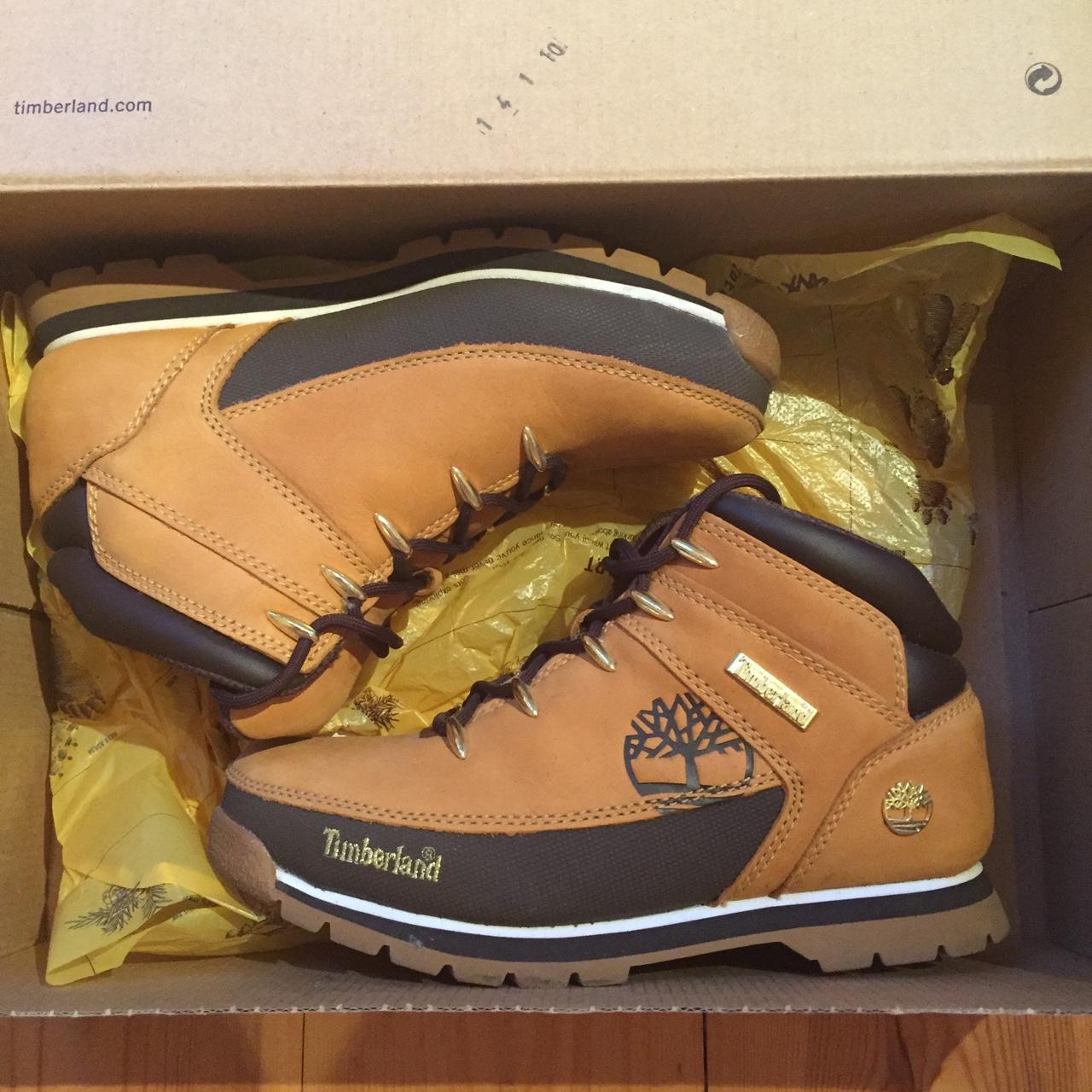 Timberland boots. Worn once back in the day but... - Depop