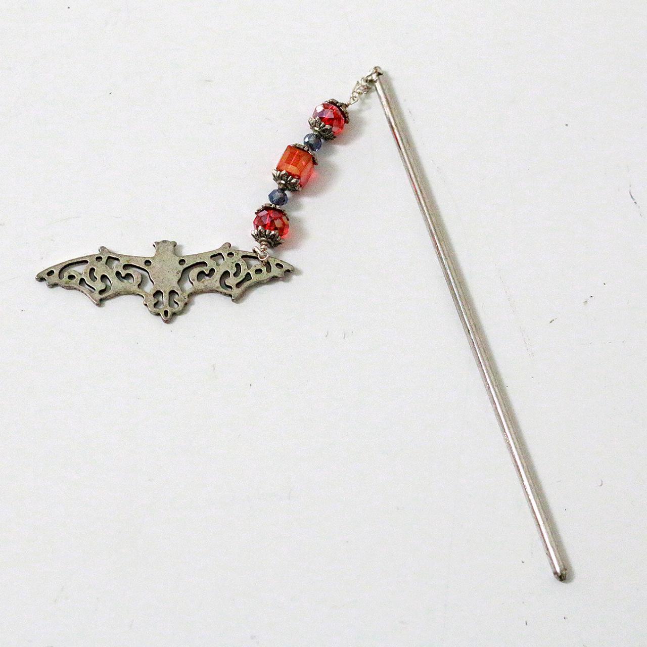 Handmade bat hairstick. #bat #goth #gothic... - Depop