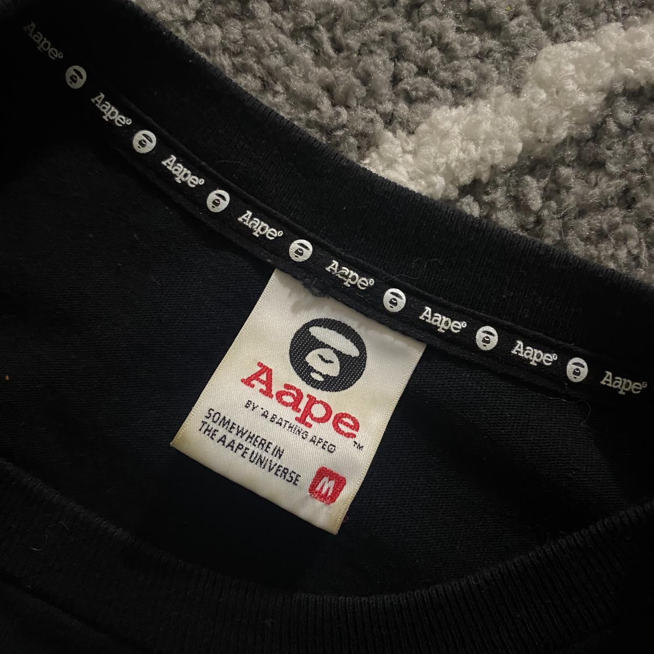 Vintage AAPE By BAPE Long Sleeve T shirt - Depop