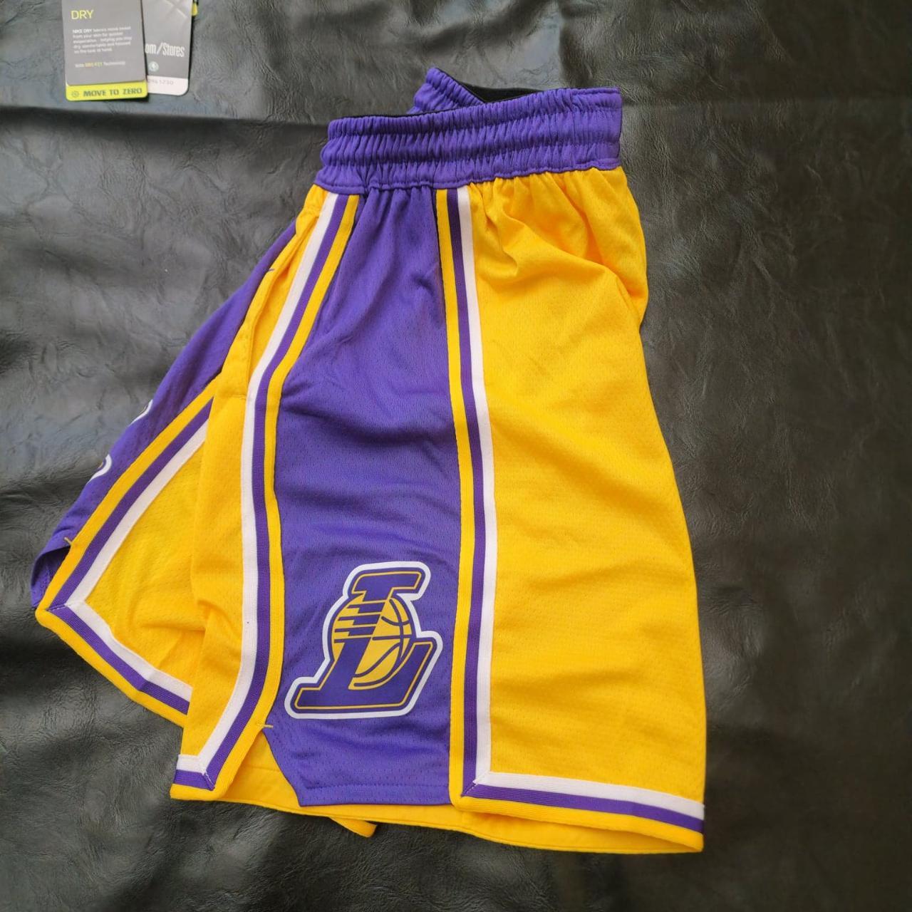 Brand new NIKE LAKERS NBA SHORTS, official worn... - Depop